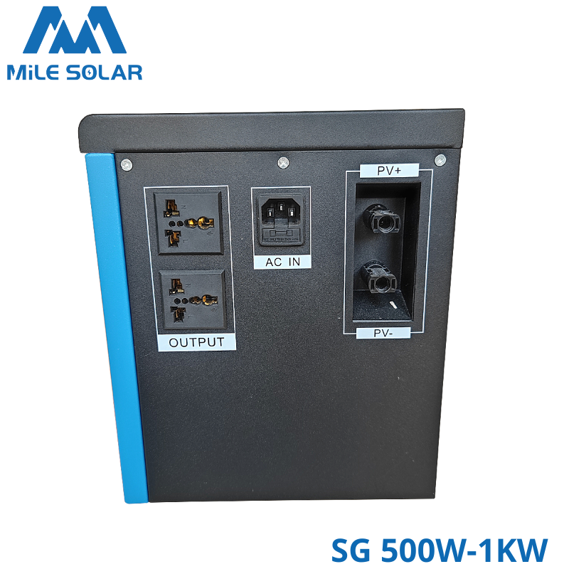 OEM ODM quality 500W 1KW all-in-one portable solar generator system with LiFePo4 battery